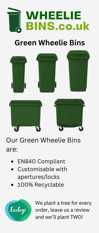Green Wheelie Bins | Fast UK Delivery On All Sizes