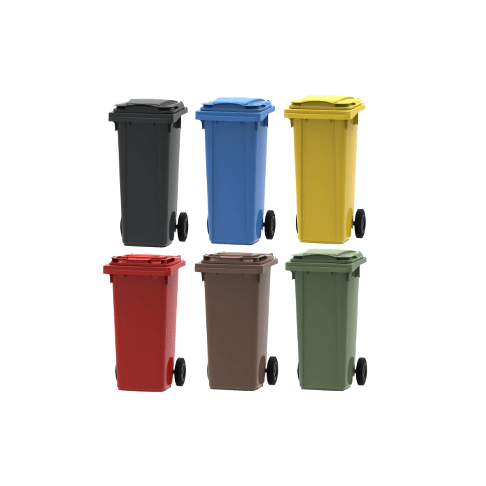 120 Litre Wheelie Bin - Perfect For Small Family Households